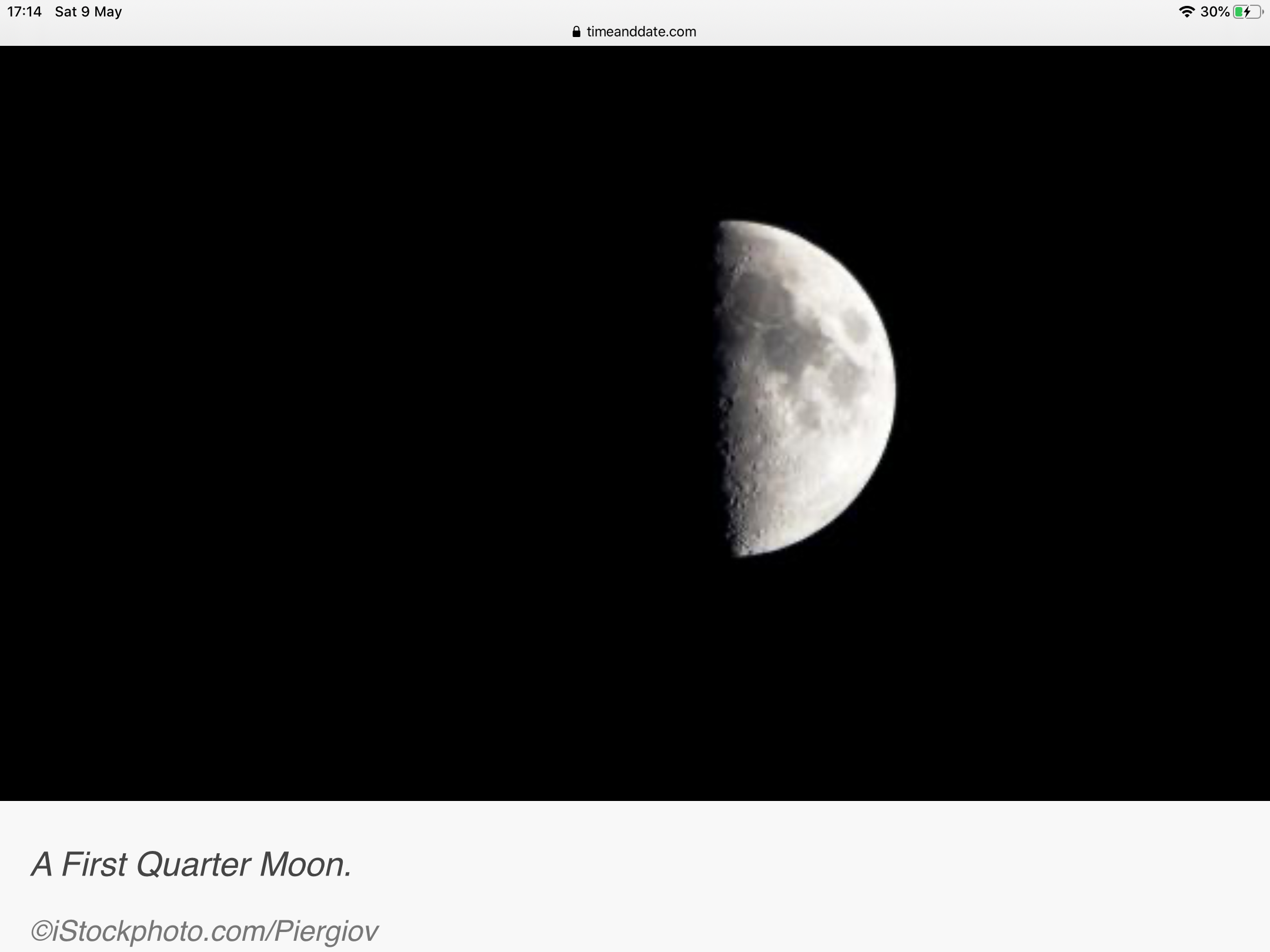 First Quarter Moon - Rhythms of Life